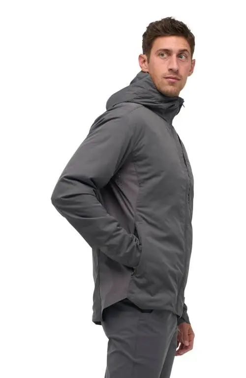 NOMATIC Outset Hooded Water Resistant Travel Jacket - Gray