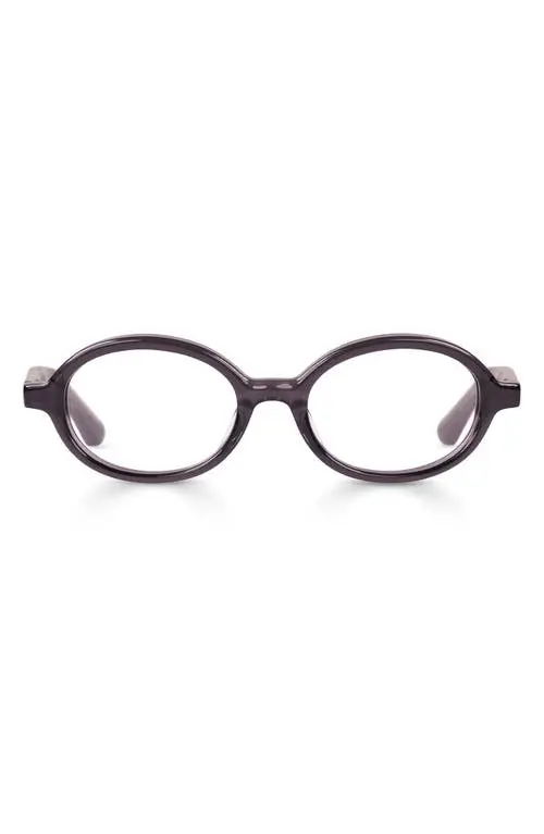 Eyebobs Look Out 54mm Oval Reading Glasses - Charcoal Grey Crystal