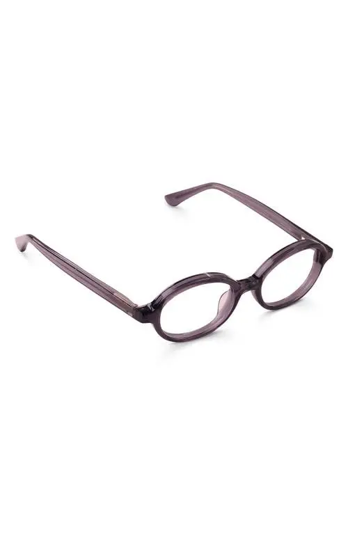 Eyebobs Look Out 54mm Oval Reading Glasses - Charcoal Grey Crystal
