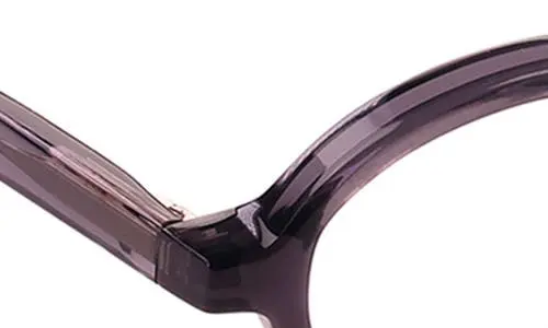 Eyebobs Look Out 54mm Oval Reading Glasses - Charcoal Grey Crystal
