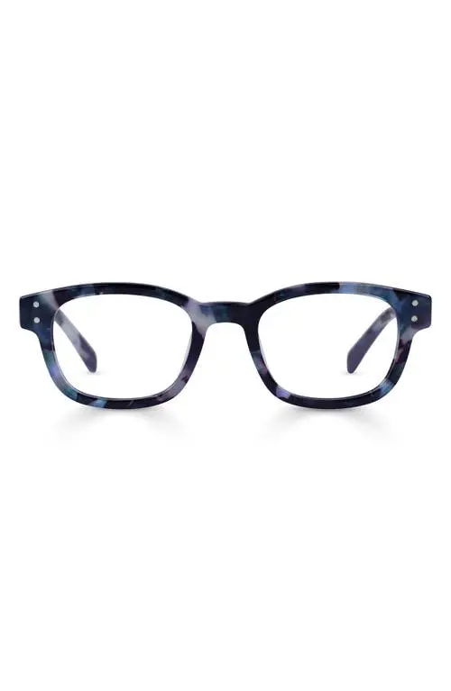 Eyebobs Biff Square Reading Glasses - Blueberry Tortoise