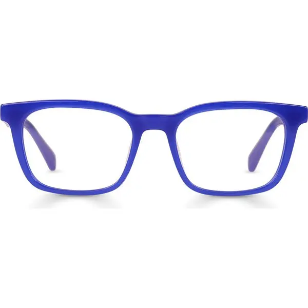 Eyebobs Brain Break Square Reading Glasses - Cobalt Blue