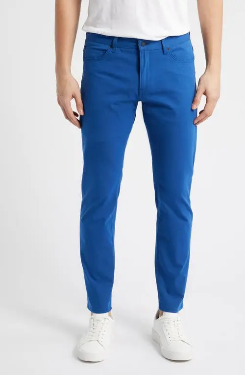 BOSS Delaware Slim-fit Five-pocket Pants - Open Blue