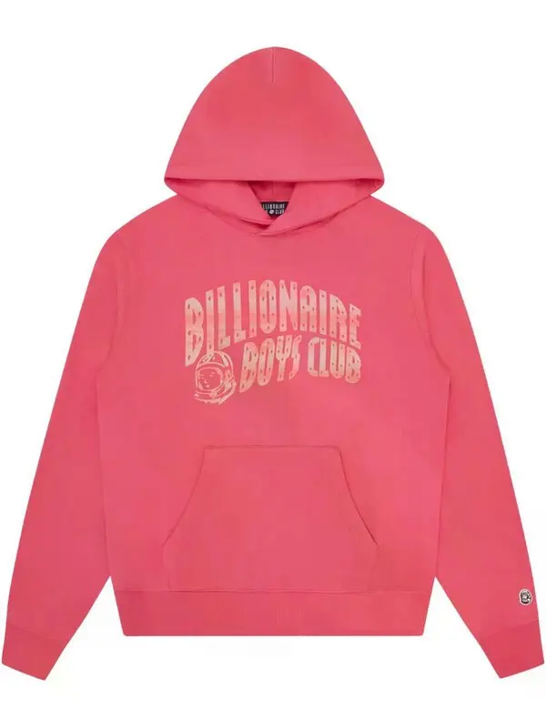 BILLIONAIRE BOYS CLUB Classic Curve Logo Hoodie - Pink