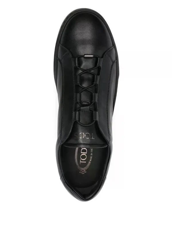 TOD'S Leather Sneakers - Black