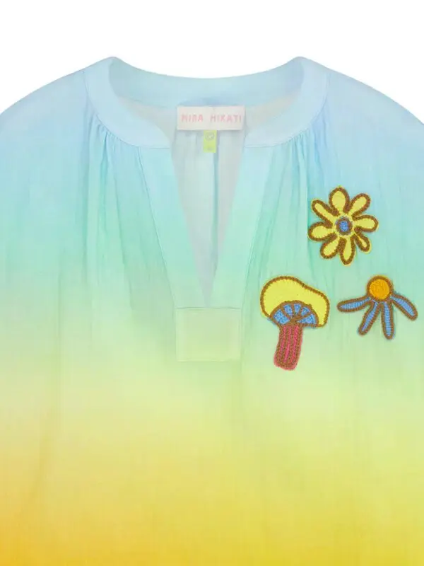Mira Mikati Logo-appliqué Blouse