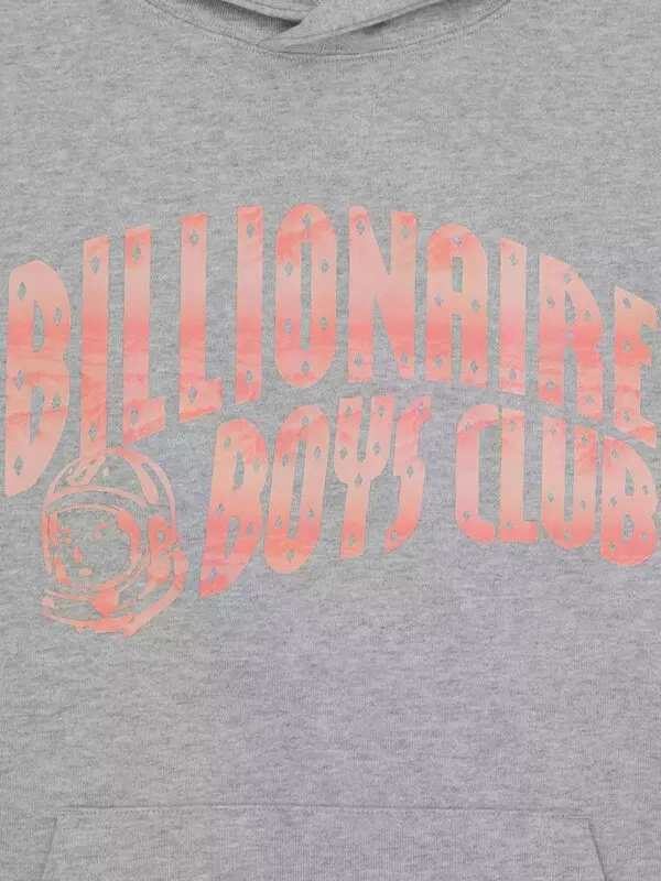 BILLIONAIRE BOYS CLUB Classic Curve Logo Hoodie - Grey