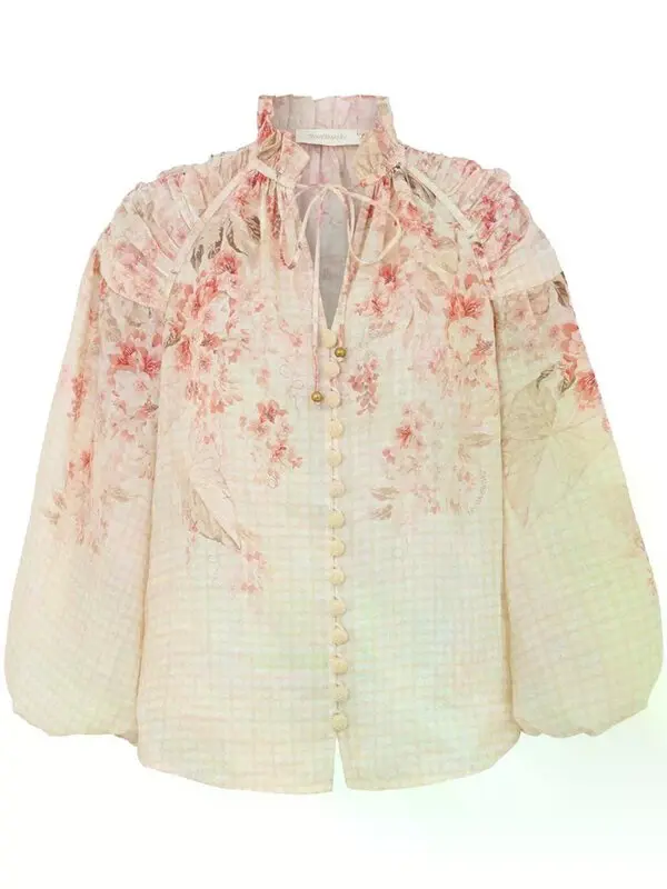 Zimmermann Illuminate Blouse - Neutrals
