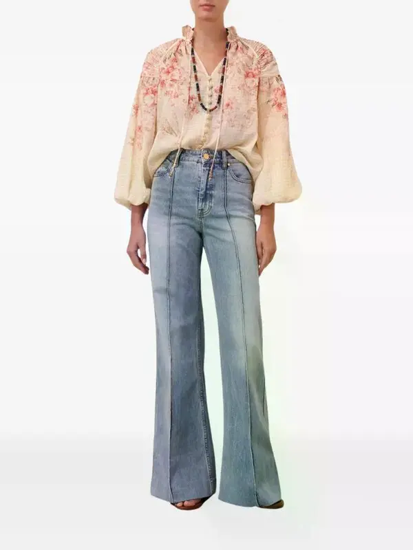 Zimmermann Illuminate Blouse - Neutrals