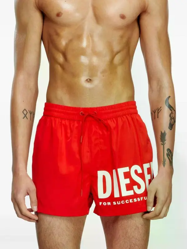 DIESEL® Mario-34-d-core Swim Shorts - Red