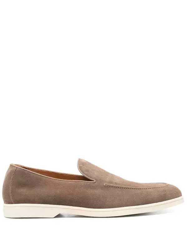 DOUCAL'S Suede Loafers - Brown