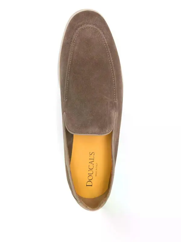 DOUCAL'S Suede Loafers - Brown