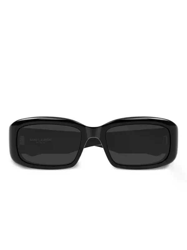 Saint Laurent Rectangle-frame Sunglasses - Black