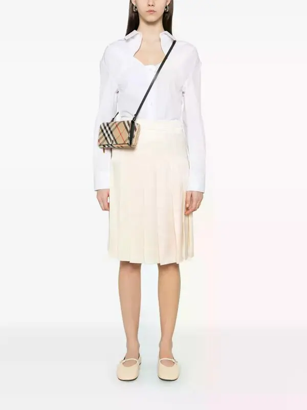 Burberry Pleated Skirt