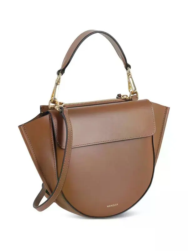 WANDLER Mini Hortensia Tote Bag - Brown