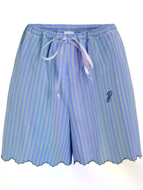 PATOU Striped Drawstring Shorts