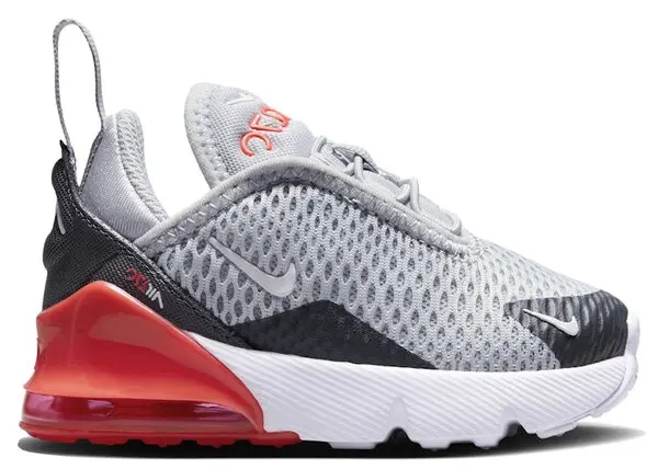 Nike Air Max 270 Sneakers - Wolf Grey/anthracite/bright Crimson