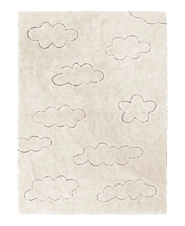 LORENA CANALS Washable Clouds Area Rug, 4'7 X 6'7