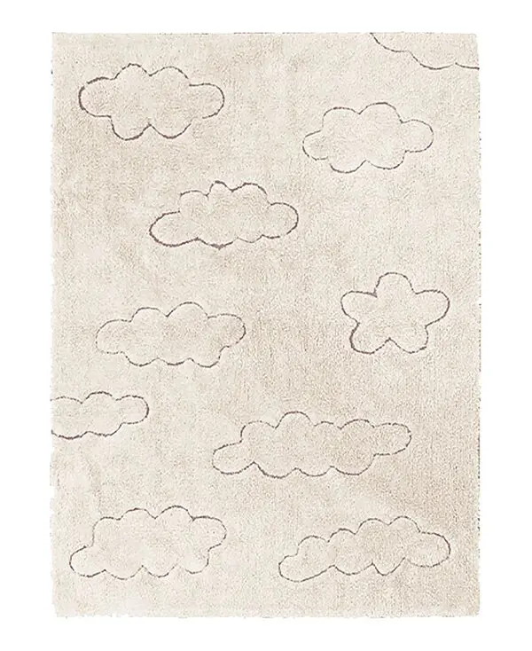 LORENA CANALS Washable Clouds Area Rug, 4'7 X 6'7 - Natural