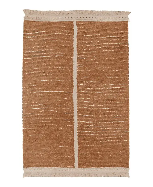 LORENA CANALS Reversible Reversible Washable Duetto Area Rug, 4'7 X 6'7 - Toffe