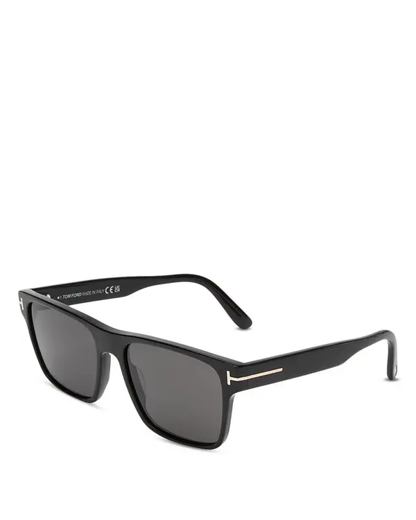 TOM FORD Square Sunglasses - Black/smoke