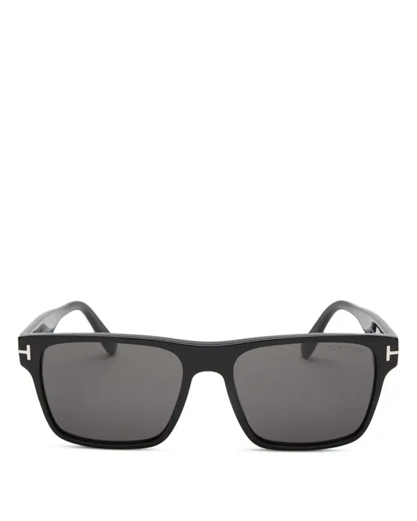 TOM FORD Square Sunglasses - Black/smoke