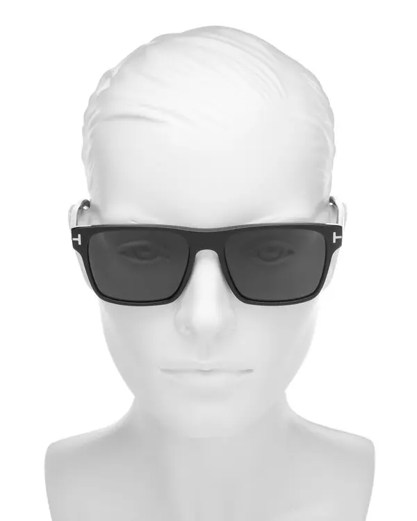 TOM FORD Square Sunglasses - Black/smoke