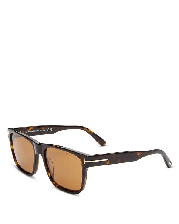 TOM FORD Square Sunglasses - Havana/brown