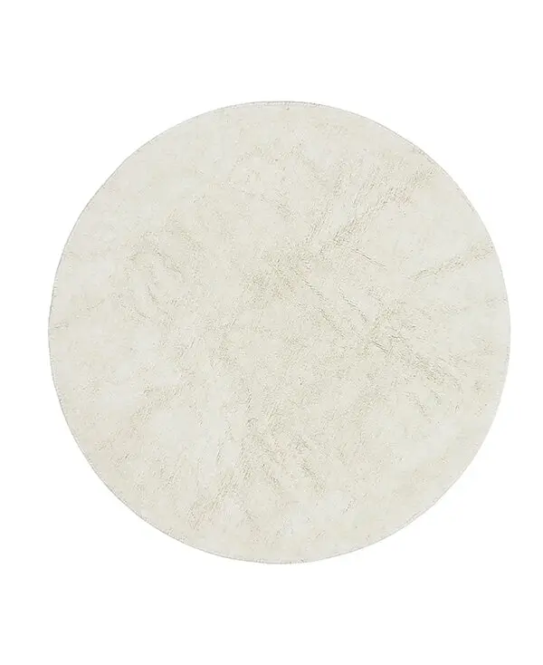 LORENA CANALS Silhouette Woolable Round Round Area Rug, 5'11 X 5'11 - Natural