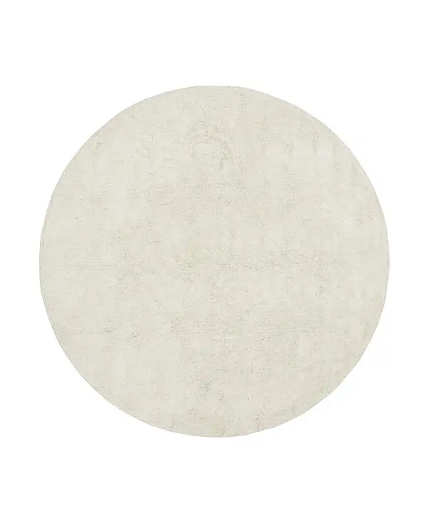 LORENA CANALS Silhouette Woolable Round Round Area Rug, 7'10 X 7'10 - Natural