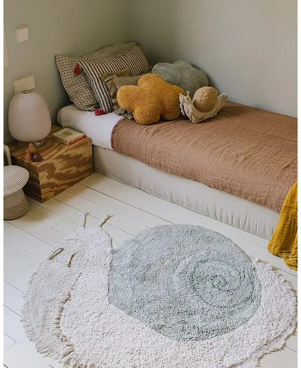 LORENA CANALS Animal Rugs Washable Animal Snail Novelty Area Rug, 3'3 X 4