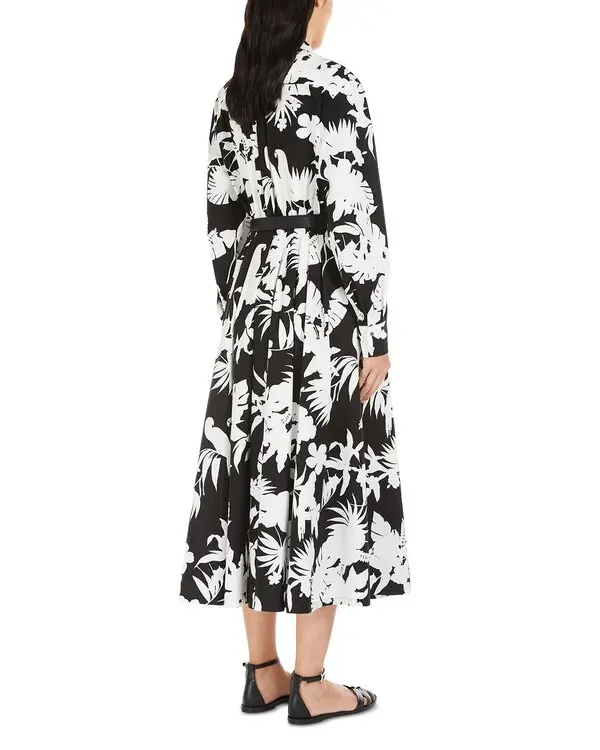 Max Mara Ussel Printed Belted Dress