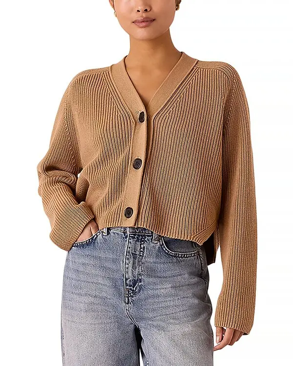 Whistles Petite Nala Cotton Cardigan