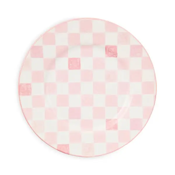 MACKENZIE-CHILDS Check Dinner Plate - Pink