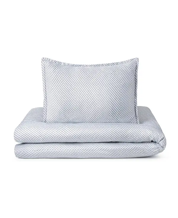 DOMANI HOME Leze Linen Set 4 Piece Set - Blue