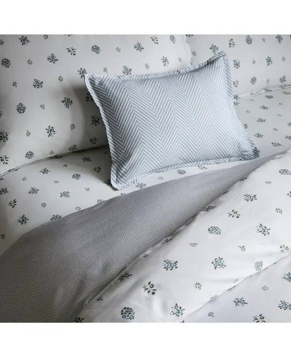 DOMANI HOME Feuille Bluer Linen Set 4 Piece Set