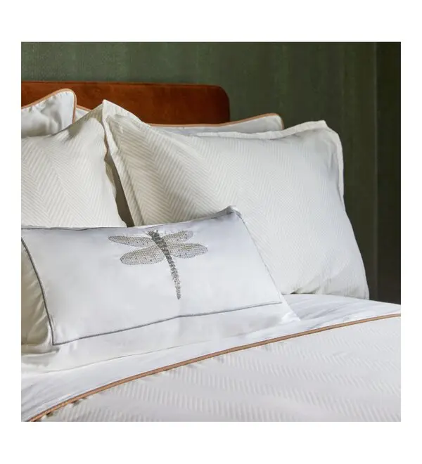 DOMANI HOME Leze Taupe Linen Set 4 Piece Set