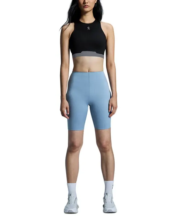 On Train 2-in-1 Crop Top - Black