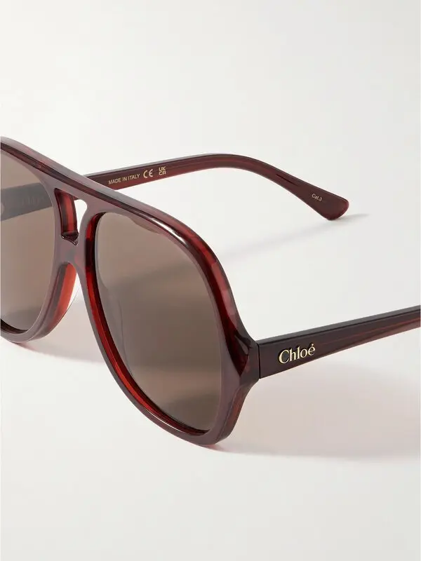 Chloé Salomé Aviator-style Sunglasses