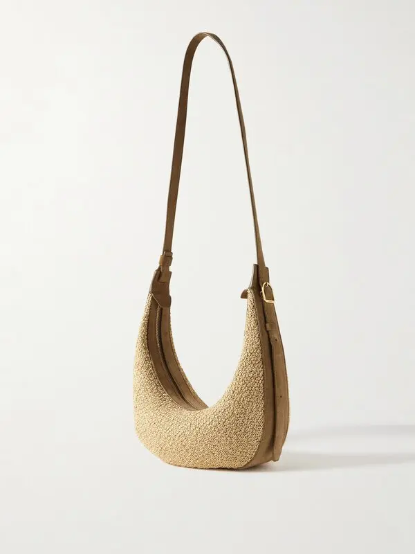 Khaite Augustina Raffia Shoulder Bag