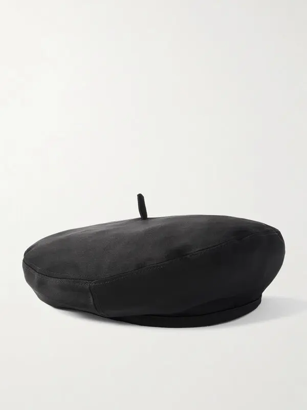 Loro Piana Anna Beret - Black