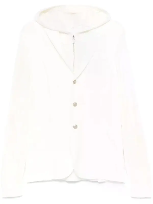 Eleventy Single-breasted Blazer - White