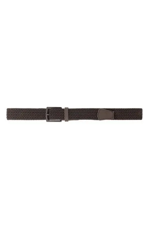 Travis Mathew Bank's Closed 2.0 Woven Belt - Coffee