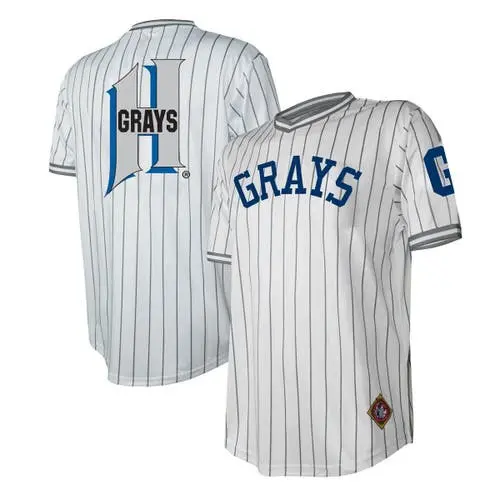 STITCHES Homestead Grays V-neck Jersey
