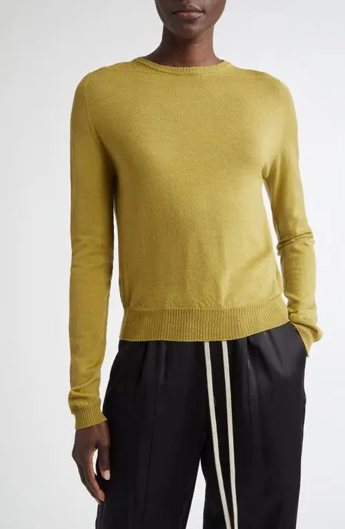 Rick Owens Biker Level Virgin Wool Sweater