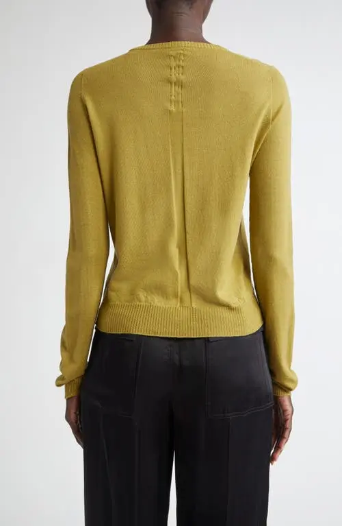 Rick Owens Biker Level Virgin Wool Sweater