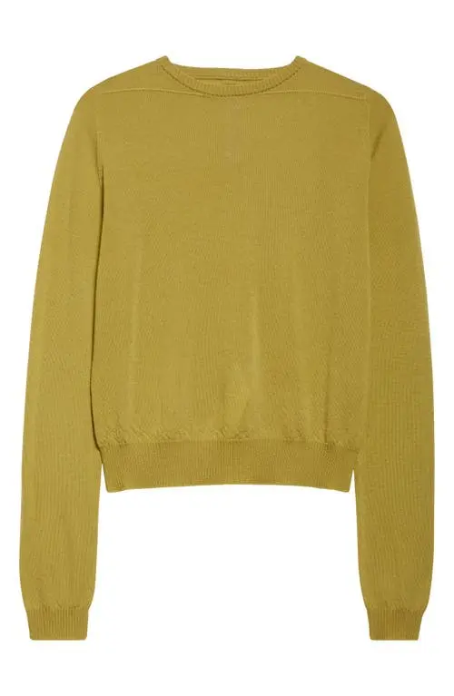 Rick Owens Biker Level Virgin Wool Sweater