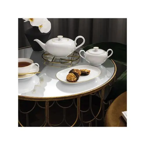 VILLEROY & BOCH Anmut Gold Pickle Dish/gravy Stand