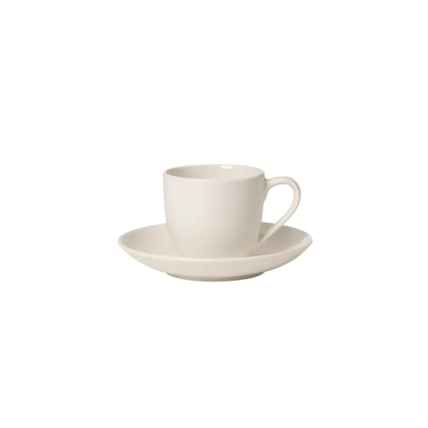 VILLEROY & BOCH For Me Espresso Cup & Saucer Set Of 2 - White