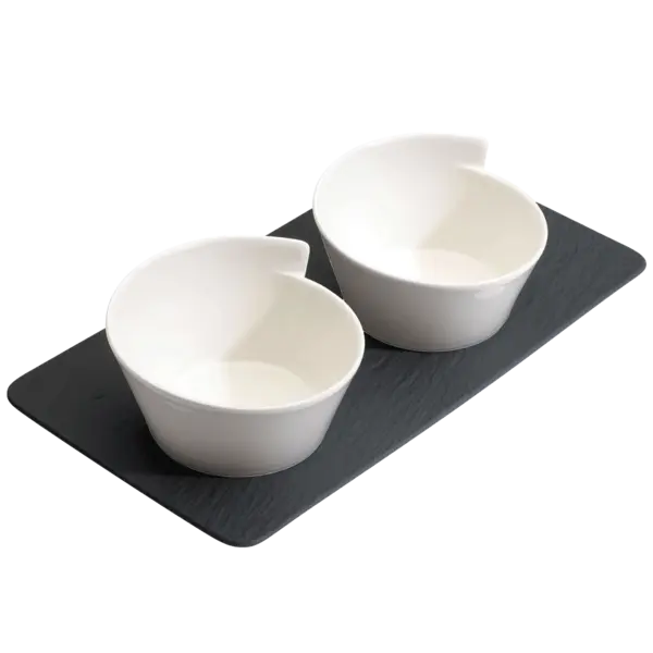 VILLEROY & BOCH Newwave 3 Piece Condiment Set - White